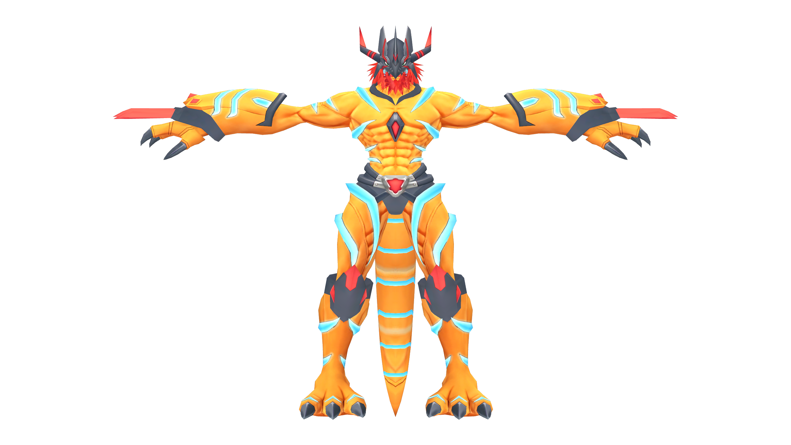 Agumon BRAVETOKKETSU VERv2.0 VRChat MODEL DOWNLOAD by WarGrey-sama on ...