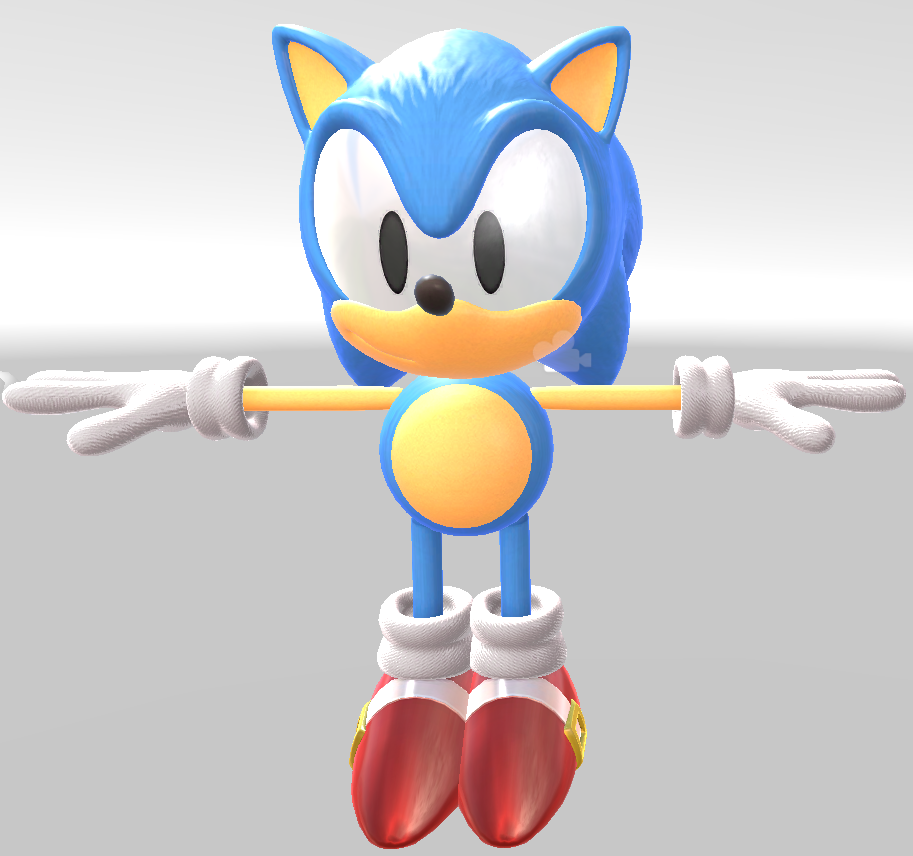 Classic Sonic PCVR+Quest VRChat Avatar DOWNLOAD by WarGrey-sama on ...
