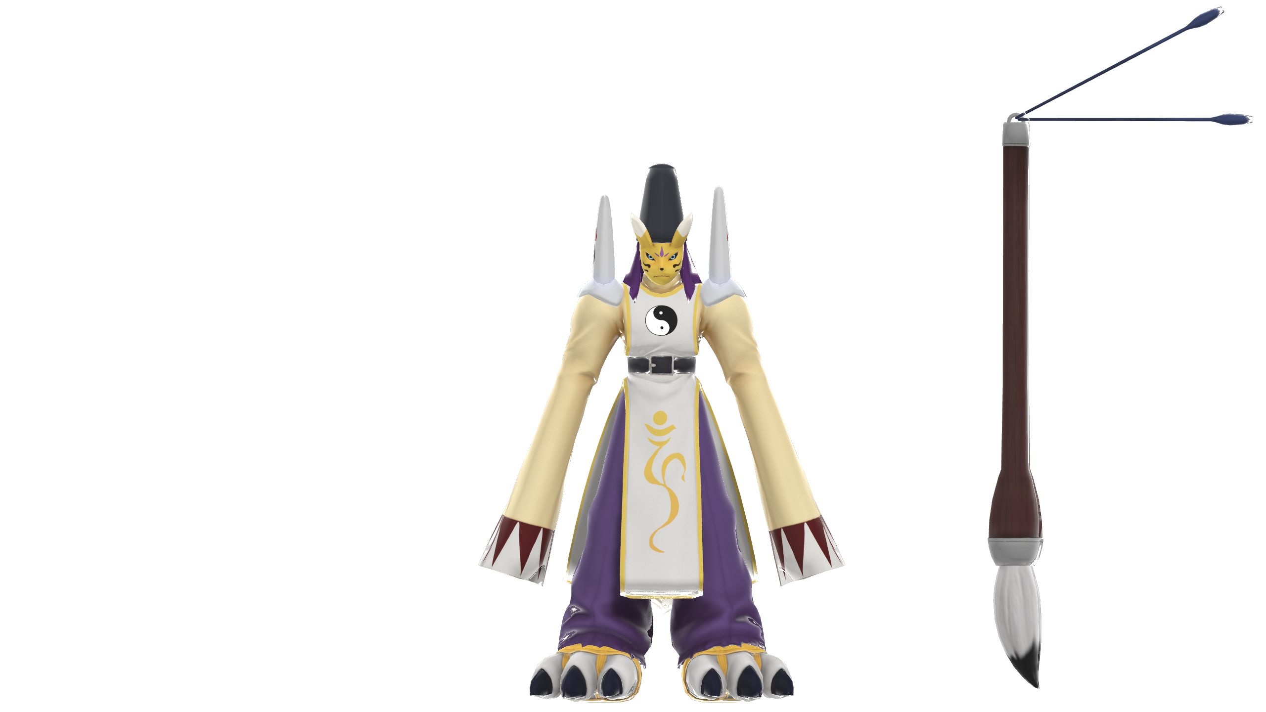 Taomon - DIGIMON SUPER RUMBLE MODEL DOWNLOAD by WarGrey-sama on DeviantArt