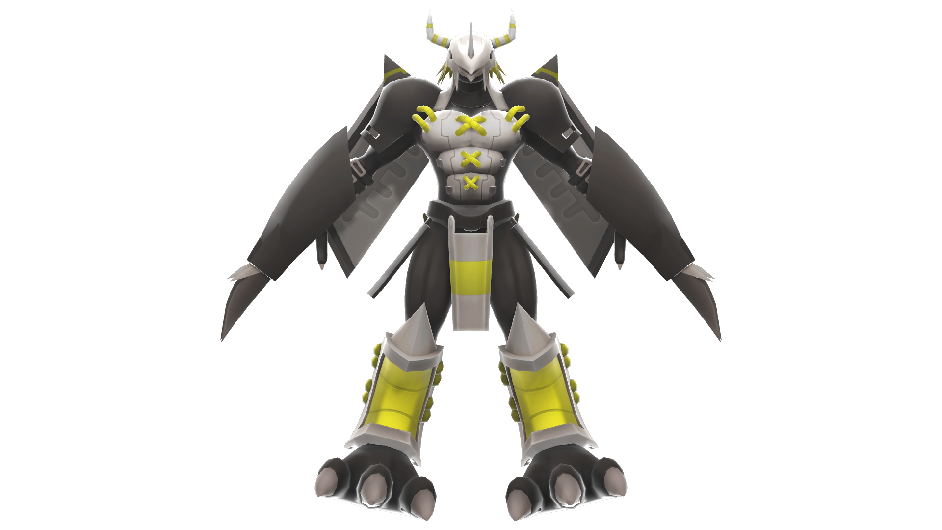 BlackWarGreymon - DIGIMON SUPER RUMBLE MODEL DL by WarGrey-sama on ...