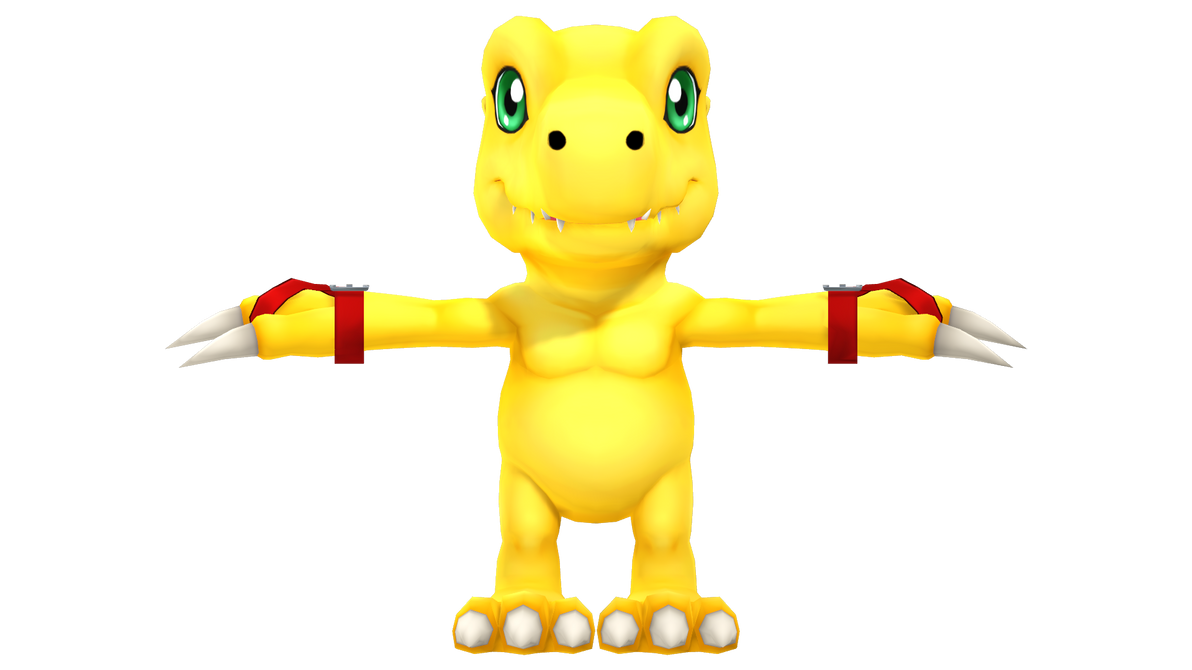 Agumon 2006 REMASTERED - MODEL DOWNLOAD by WarGrey-sama on DeviantArt