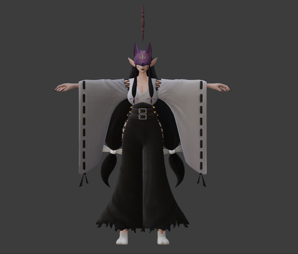 Kuzuhamon Miko Mode - DSR MODEL DOWNLOAD by WarGrey-sama on DeviantArt