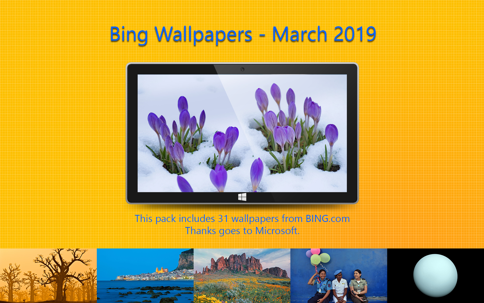 Bing Wallpapers March 2016
