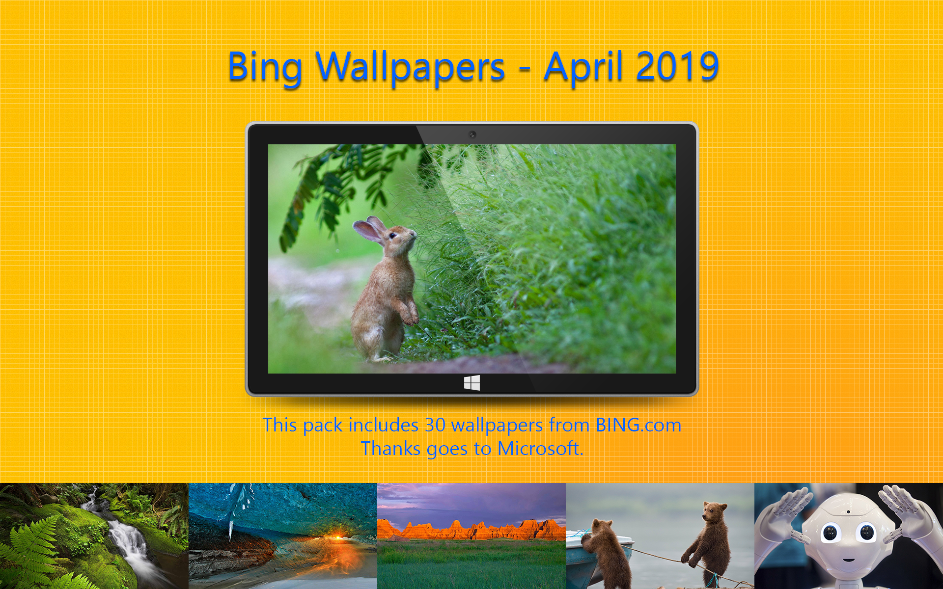 Bing Wallpapers - April 2019 by Misaki2009 on DeviantArt