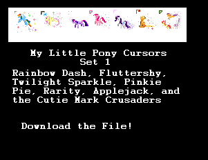 Mlp mouse cursor pack - lassawish