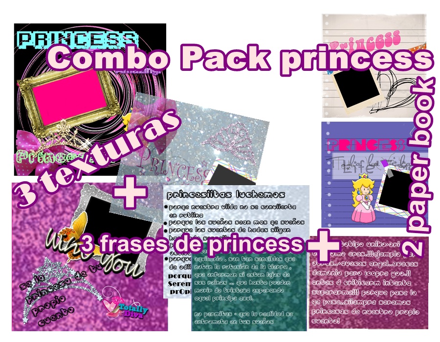 Texturas pack princess by ButterflyEditions on DeviantArt