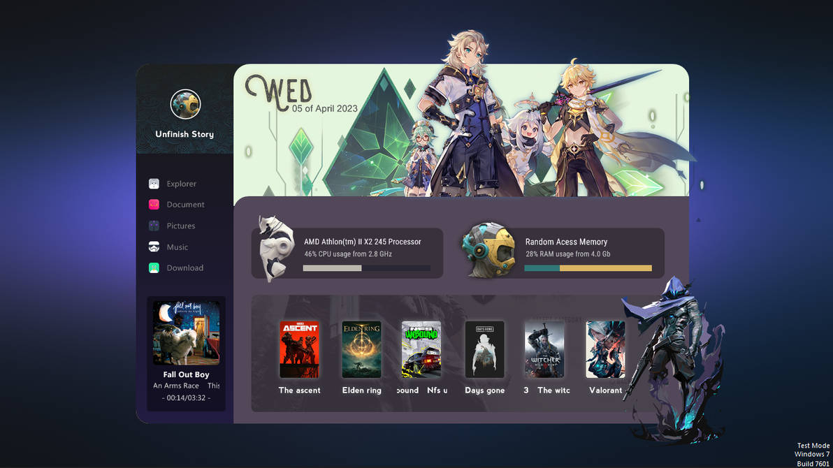 Be Aja (xwidget skin) by unfinishstory on DeviantArt