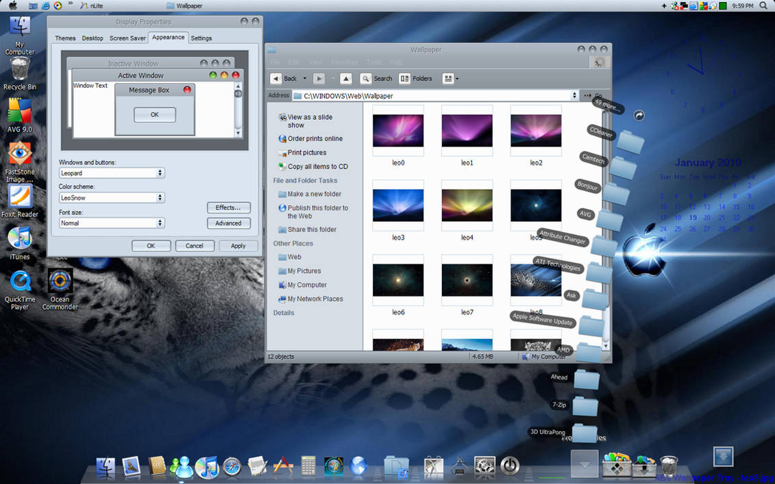 Leopard10.6 Theme for XP by AdminAdmin on DeviantArt