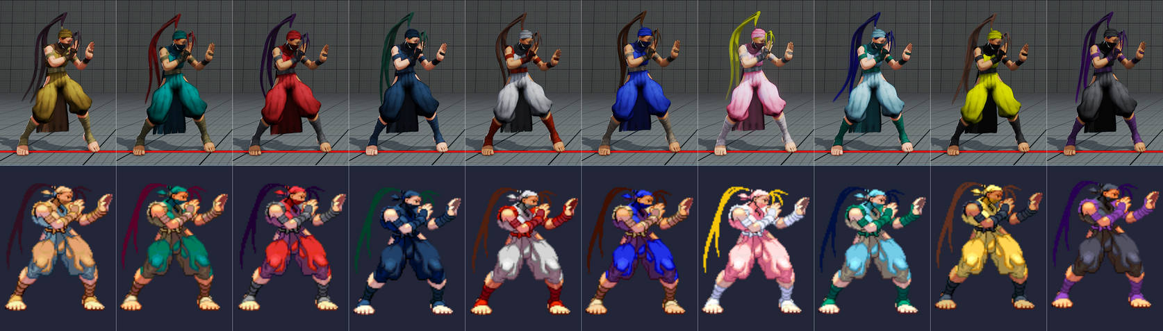 Ibuki - 3rdStrike - C7 ColorEdit by zelasku on DeviantArt