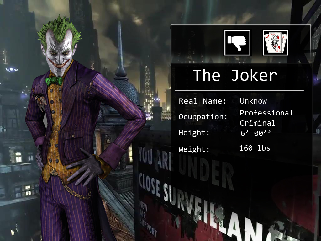 Ficha - Joker by Deadpool201 on DeviantArt