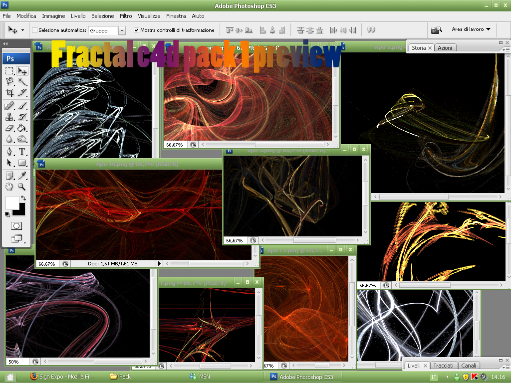 First C4d fractal Pack by massiskate on DeviantArt