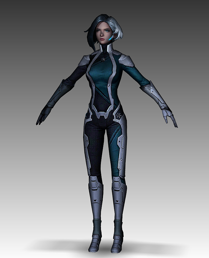 Luna Snow Andromeda suit by Pesmontis on DeviantArt