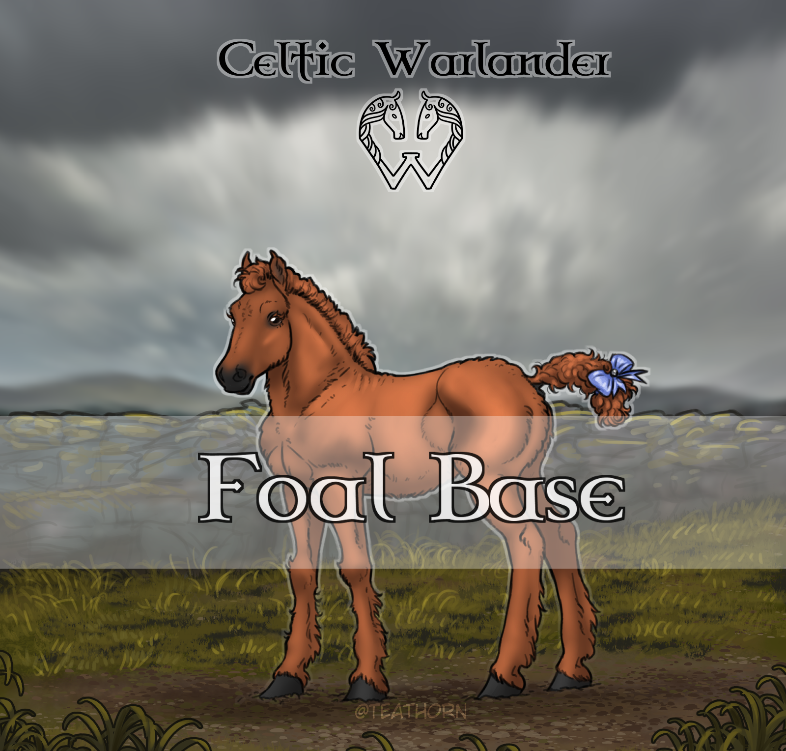 Celtic Warlander | Foal Base by Teathorn on DeviantArt