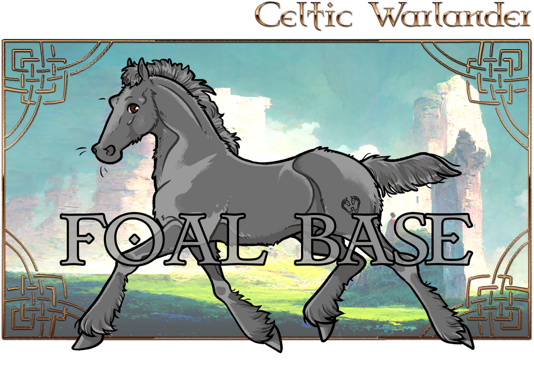 Celtic Warlander | Foal Base by Teathorn on DeviantArt