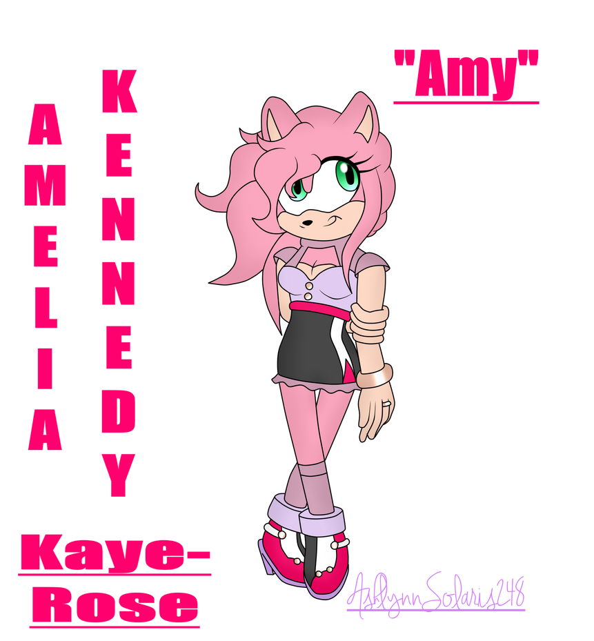 Amy: New Design by AshlynnSolaris248 on DeviantArt