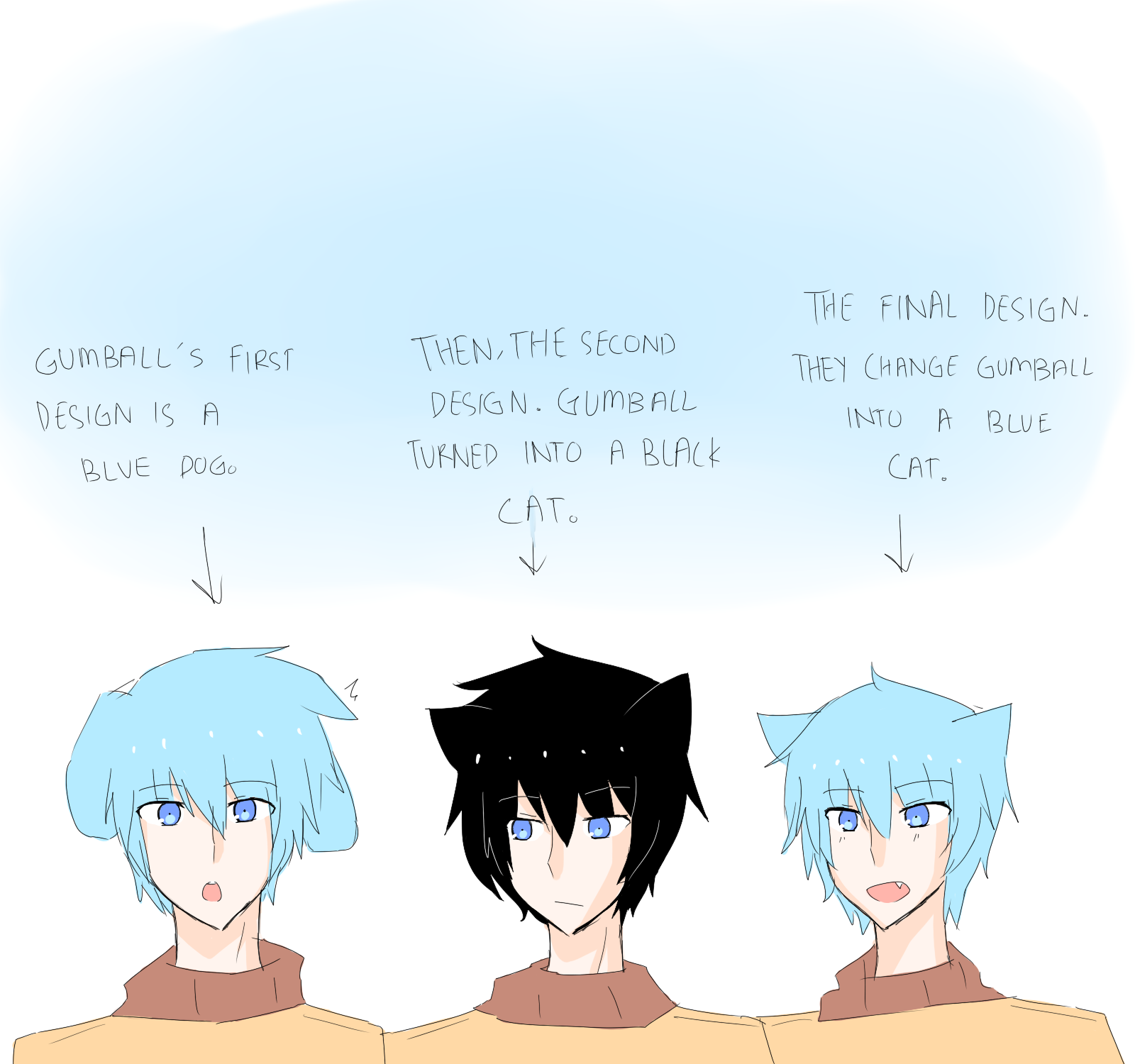 TAWOG : Gumball's designs by meowao on DeviantArt