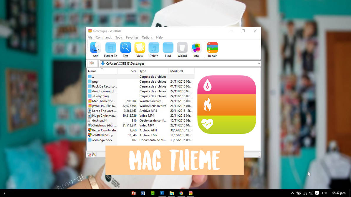 Winrar Theme - Mac Inspiration by dwnxs on DeviantArt