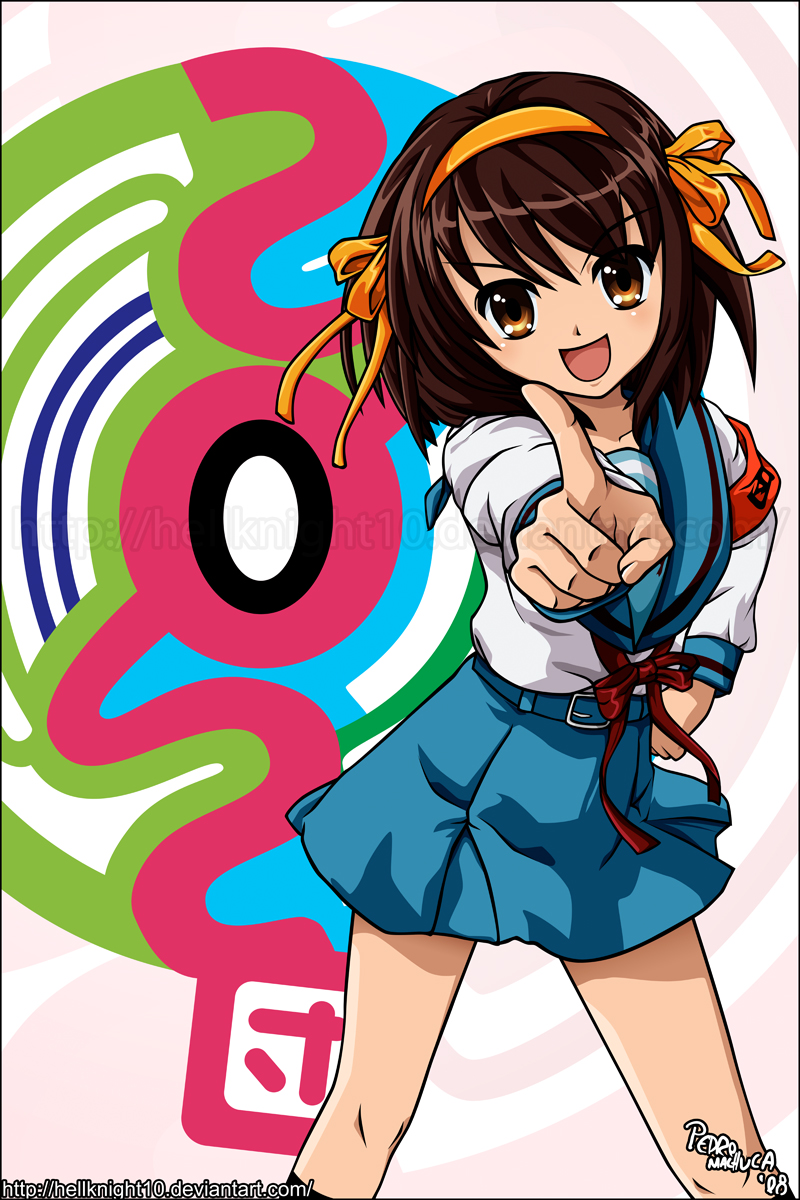SOS Brigade Chief - Haruhi by Hellknight10 on DeviantArt