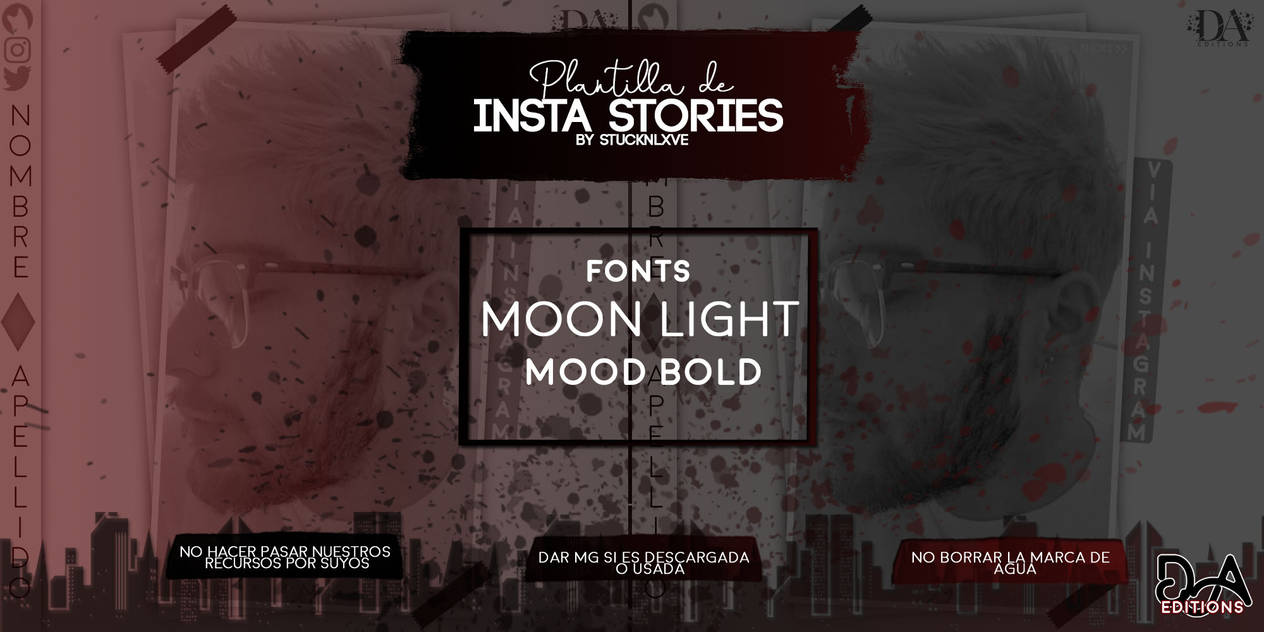 Insta stories template by xholyghost on DeviantArt