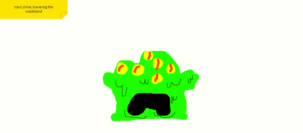 (enemy) toxic slime (TTW) by Gato-games-arts on DeviantArt
