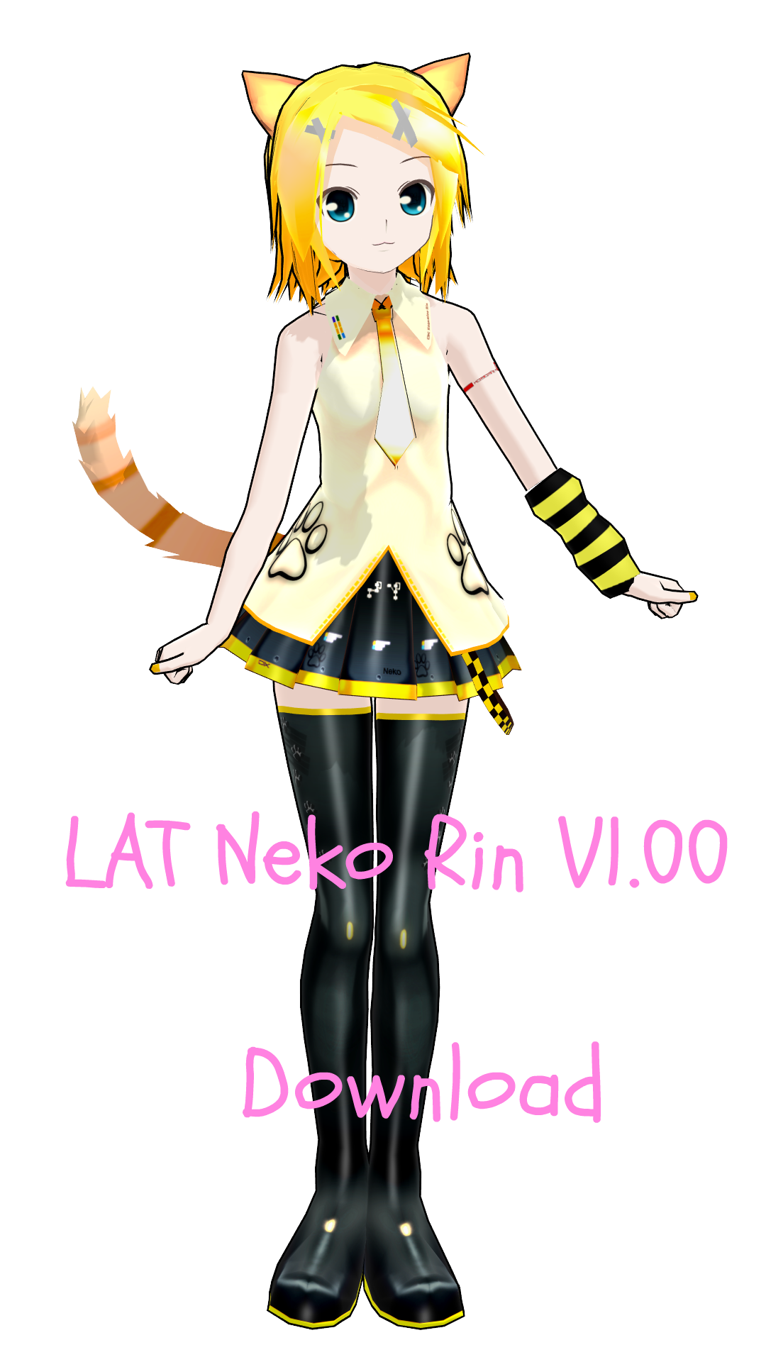 :: LAT Neko Rin V1.00 Download :: by MMDCousins on DeviantArt