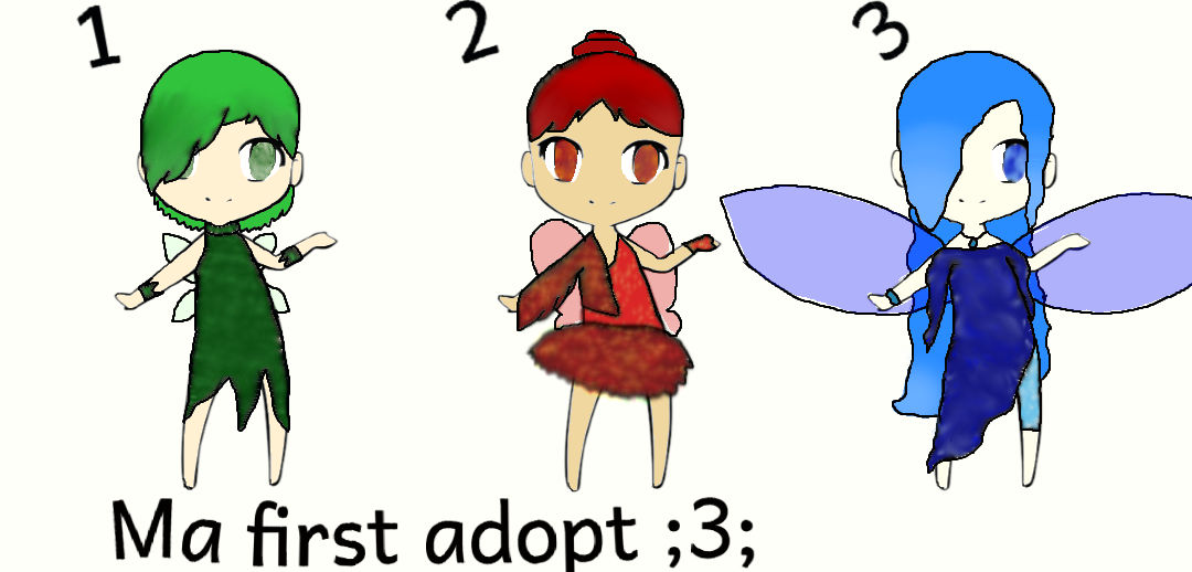 Fairy Adopt - 20 points - 3/3 open by 0rychu0 on DeviantArt