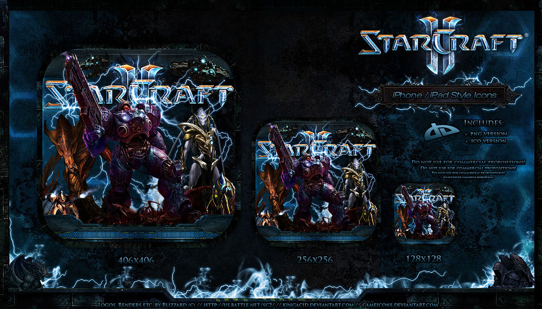 StarCraft 2 - iPad-Style Icons by Crussong on DeviantArt