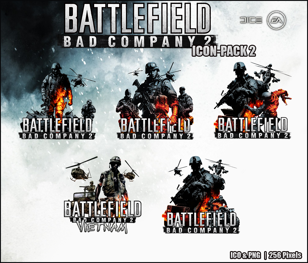 Battlefield BC2 - Icon-Pack 2 by Crussong on DeviantArt