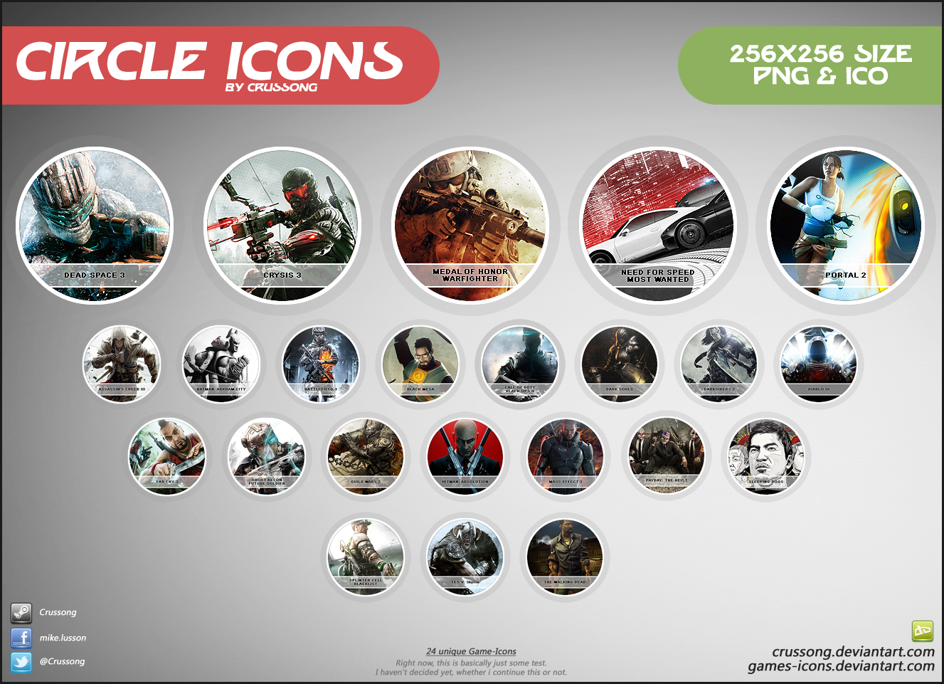 Circle Icons - Pack by Crussong on DeviantArt
