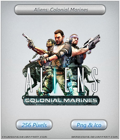 Aliens Colonial Marines - Icon by Crussong on DeviantArt