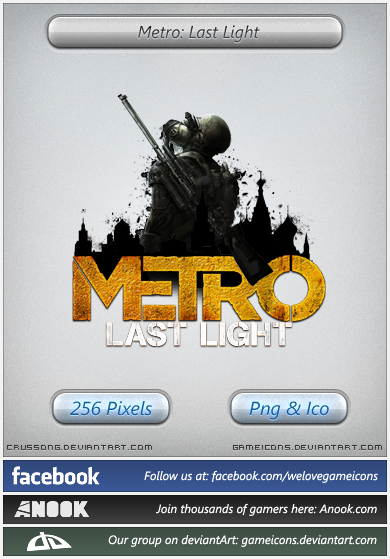 Metro: Last Light - Icon by Crussong on DeviantArt