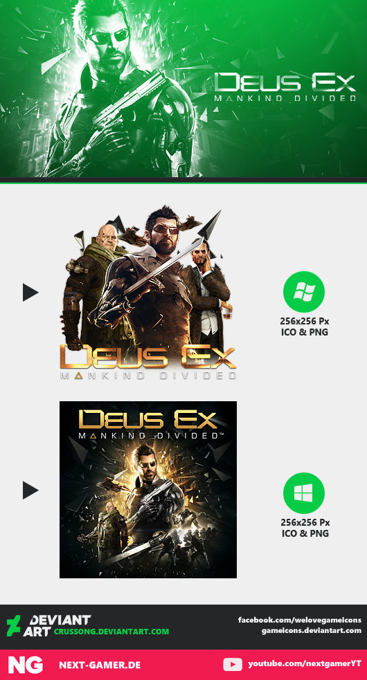 Deus Ex: Mankind Devided - Icon by Crussong on DeviantArt
