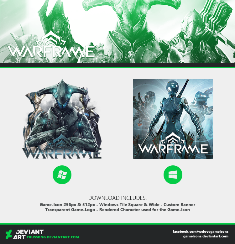 Warframe - Icon + Media by Crussong on DeviantArt
