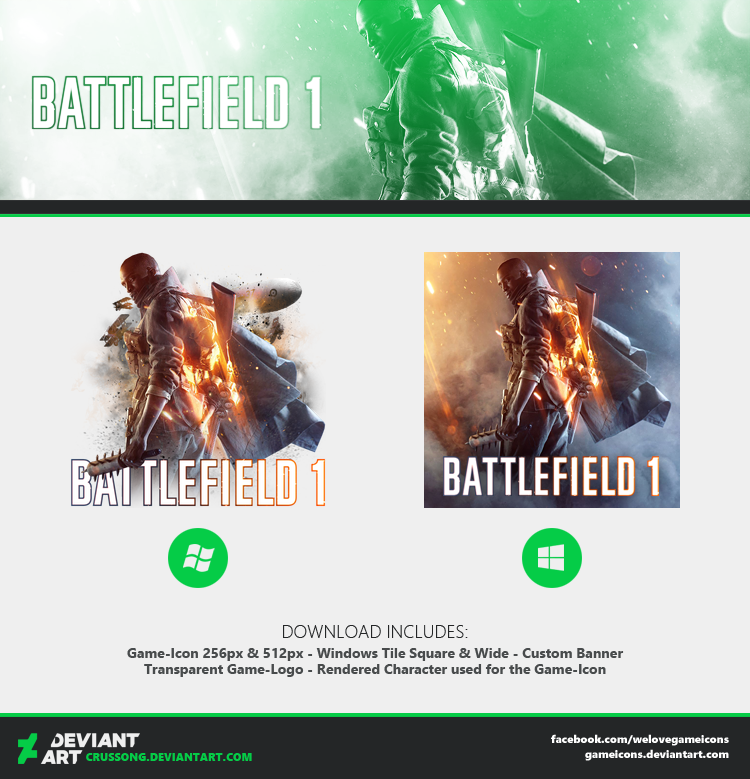 Battlefield 1 - Icon + Media #2 by Crussong on DeviantArt