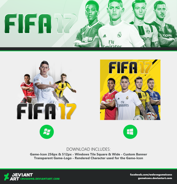 FIFA 17 - Icon + Media by Crussong on DeviantArt