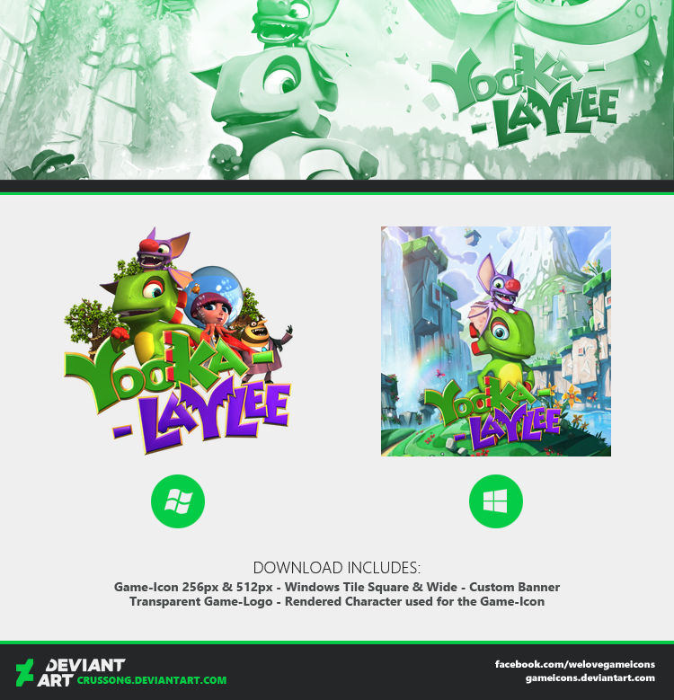 Yooka-Laylee -Icon by Crussong on DeviantArt