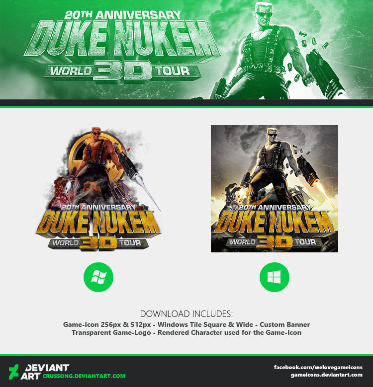 Duke Nukem 3D: World Tour - Icon by Crussong on DeviantArt