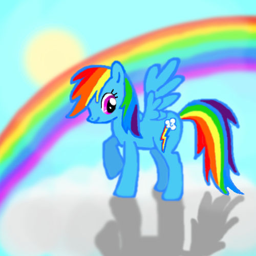 RAINBOW DASH!!!!!! by chixv123 on DeviantArt