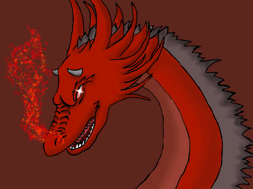 Red dragon by DeviKazuki on DeviantArt