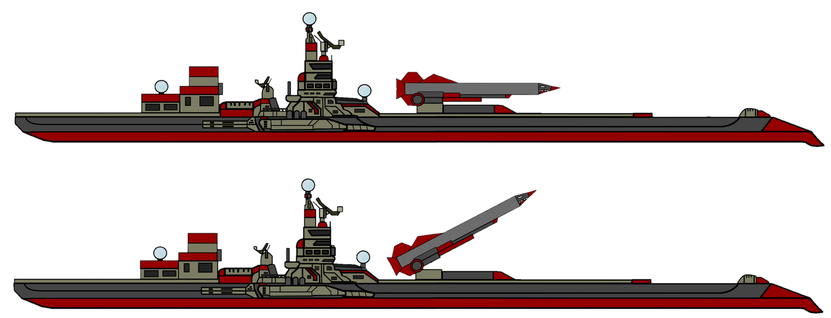 Kuznetsov missile battleship by GreatHeartsEmpire on DeviantArt