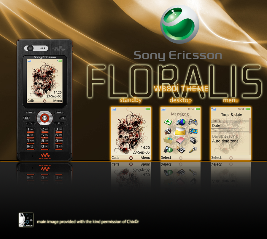 Floralis Theme for SE W880i by deviantdark on DeviantArt