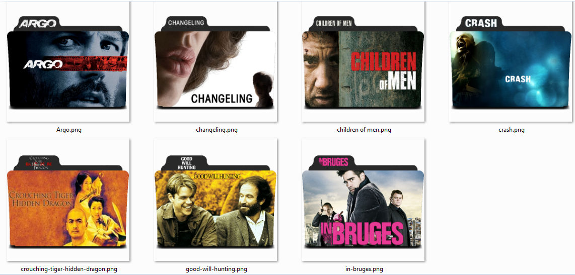 Movie Folder Pack 01 by sbyugen on DeviantArt