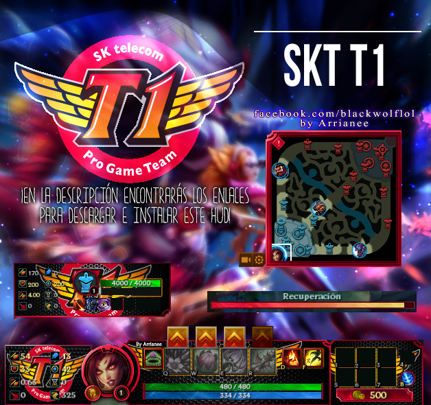SKT T1 HUD| League Of Legends by arrianee on DeviantArt