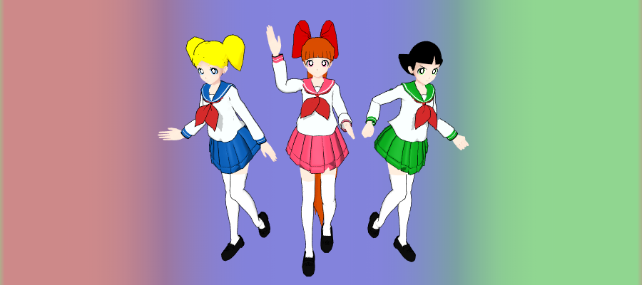 Powerpuff Girls MMD DOWNLOAD by ultimate44 on DeviantArt