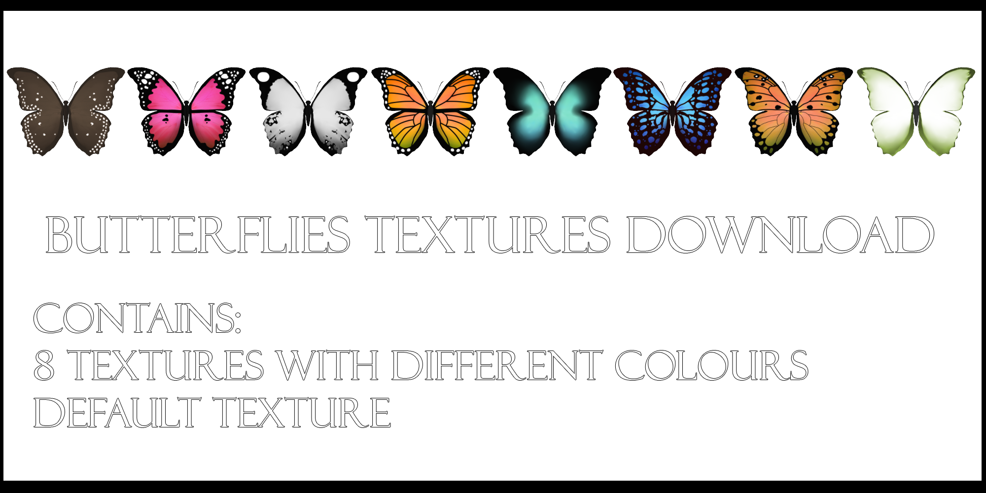 Butterflies Textures Download by FukkatsumiMori on DeviantArt