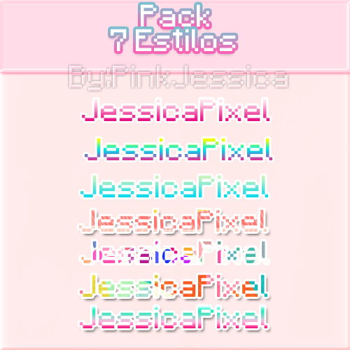 Pack de Estilos [PinkJessica] by PinkJessica on DeviantArt