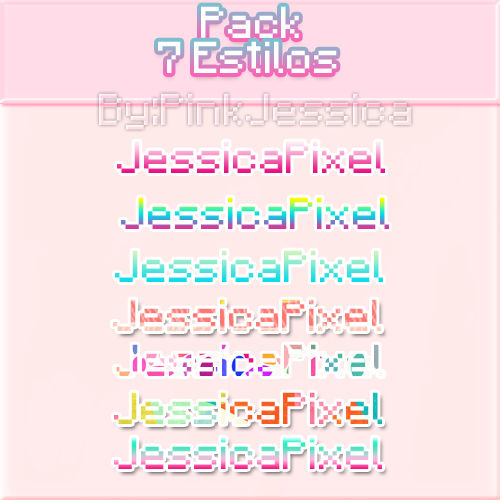 Pack de Estilos [PinkJessica] by PinkJessica on DeviantArt