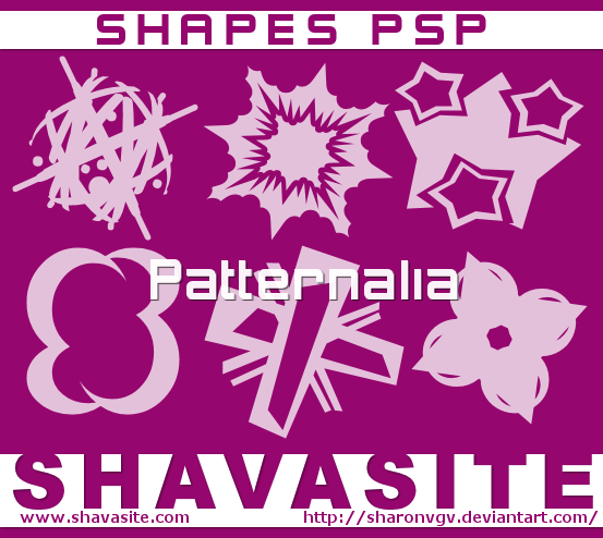SHAPES PSP Pack 5 by SHARONVGV on DeviantArt