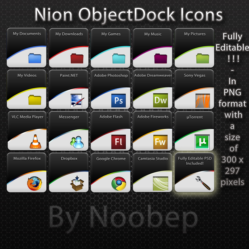Nison Objectdock Icons FINAL by noobep on DeviantArt