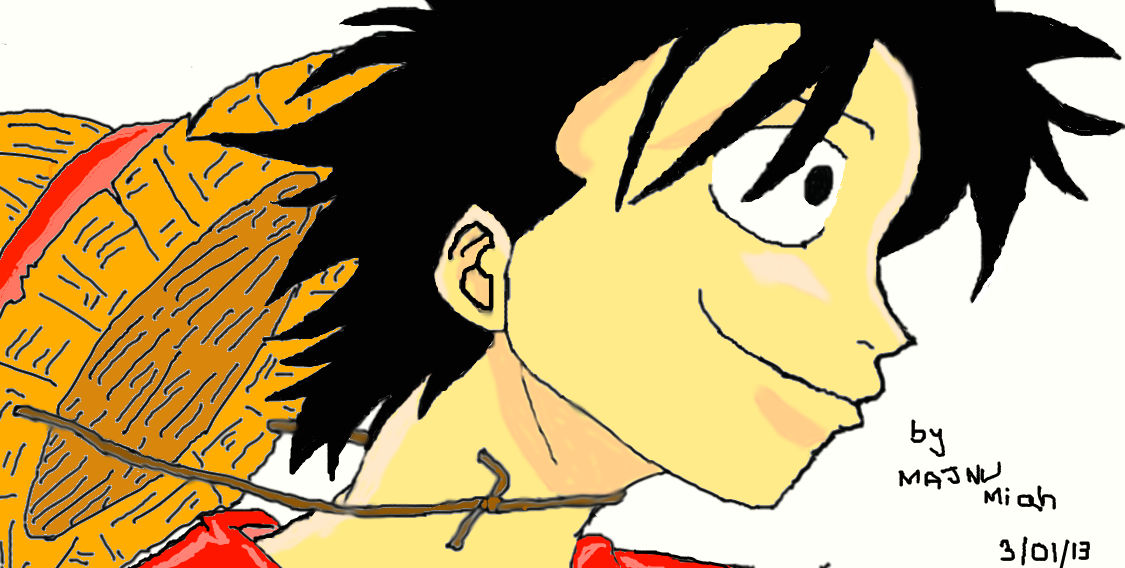 monkey d luffy by majnu miah by majnu321 on DeviantArt